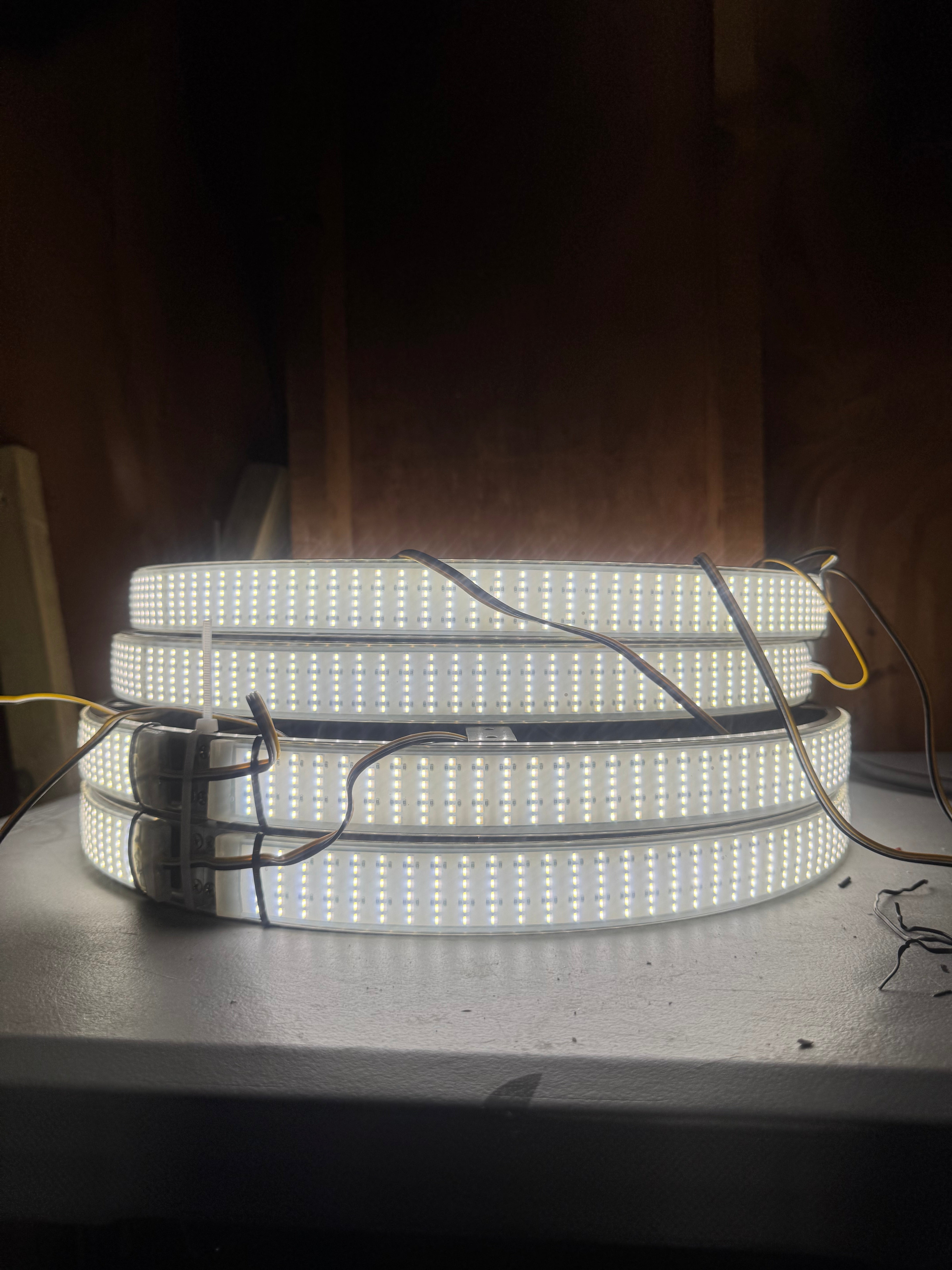 6 Row Switchback High Density Wheel Lights – Clays Customs