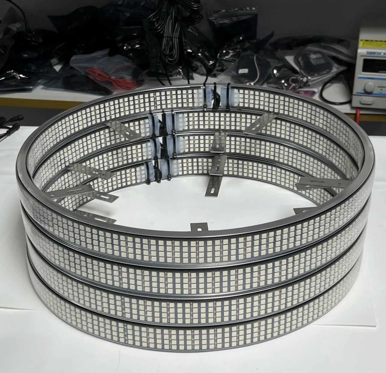 8 Row RGB+W wheel lights – Clays Customs